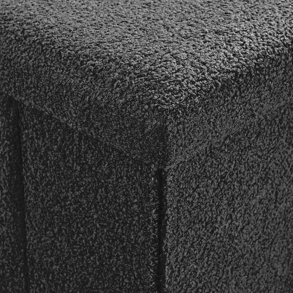Home Republic Boucle Black Foldable 2 Seater Storage Box – Linens Online