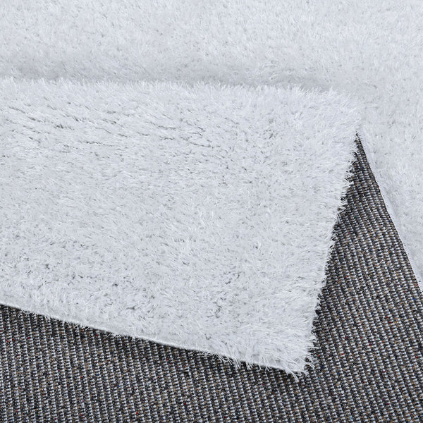 Home Republic Dream 5cm Deep Pile Shaggy Rug White | Linens Online