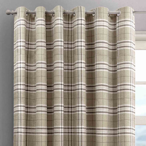 Cream Check Curtains Buffalo Checks Plaid In Sage Green On Cream