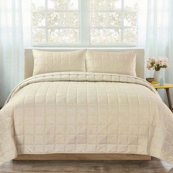 Velosso Nolan Cream Bedspread Set | Linens Online