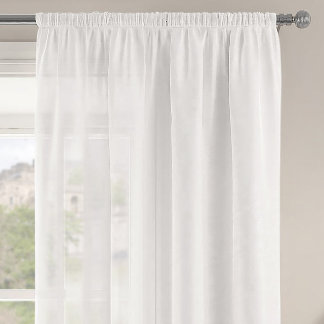 Ready Made Voile Curtains | Voile Net Panels | Linens Online
